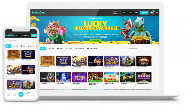LuckyDino – Simply Lucky. Casino! Play 7 Free Spins – LuckyDino